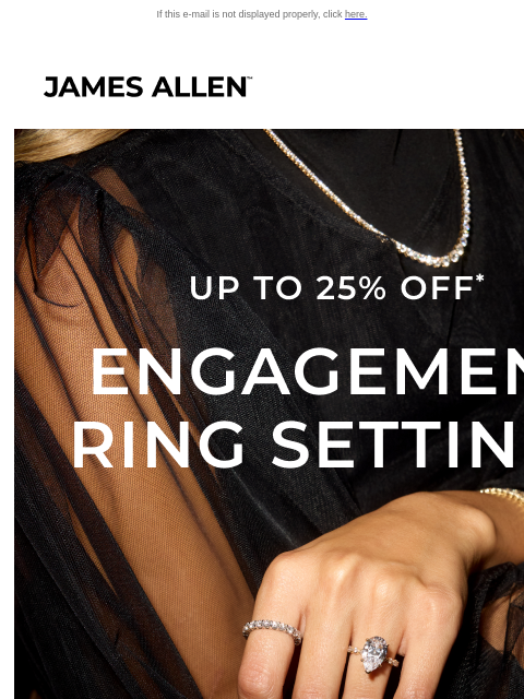Up to 25% Off* Stunning Engagement Ring Settings - jamesallen ...